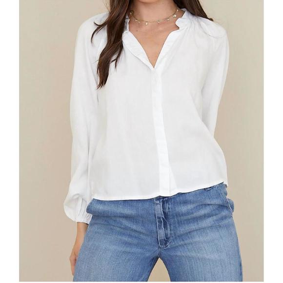 Bella Dahl | Tops | New Bella Dahl Long Sleeve Shirred Raglan Shirt In ...